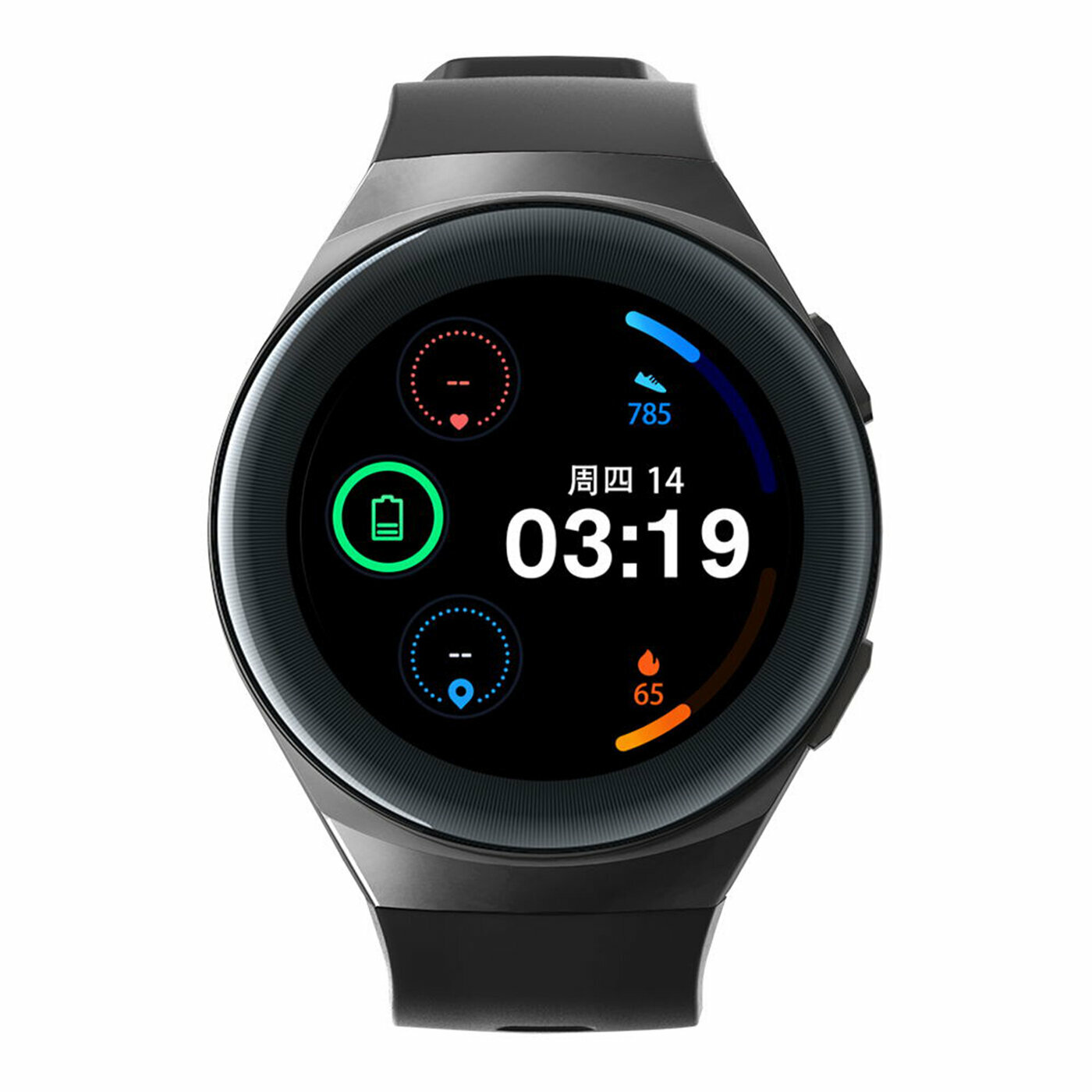 ALLCALL Active Smart Watch с BT Call 1,28-дюймовый IPS-экран BT4.0 + 3.0 Фитнес-трекер