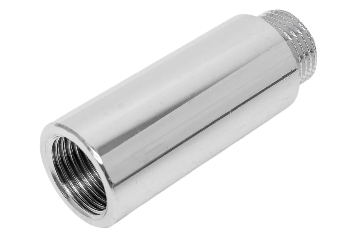 STOUT Хромированный удлинитель 1/2X60 мм для сантехники, трубная резьба, крепёжный элемент