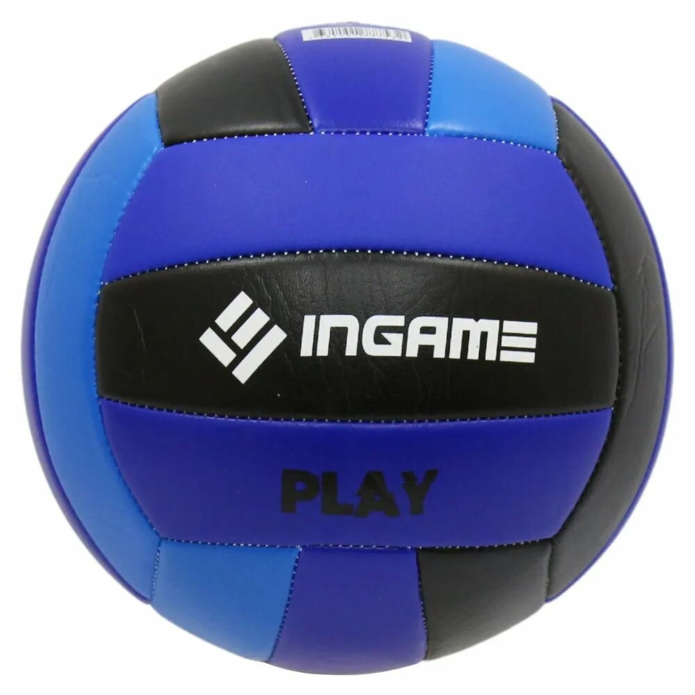 Мяч волейбольный INGAME PLAY черно-сине-голубой