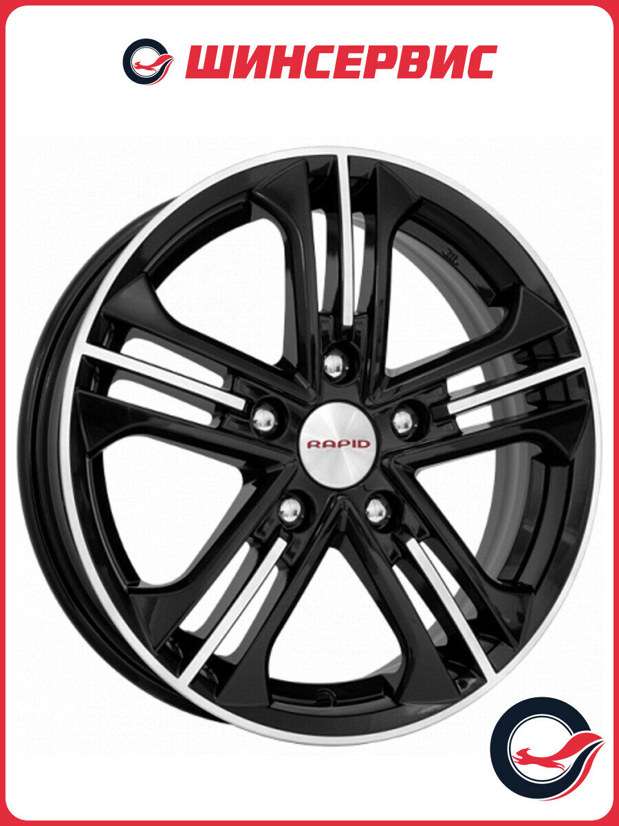 Литой колесный диск КиК Trinity R15x6.0J 5x108 ET43 ЦО67.1 для автомобиля