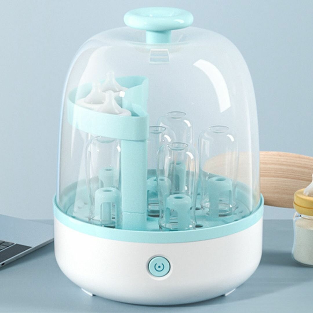 Стерилизатор для детских бутылочек /подходит для детских бутылочек различных размеров, белых и синих -enj