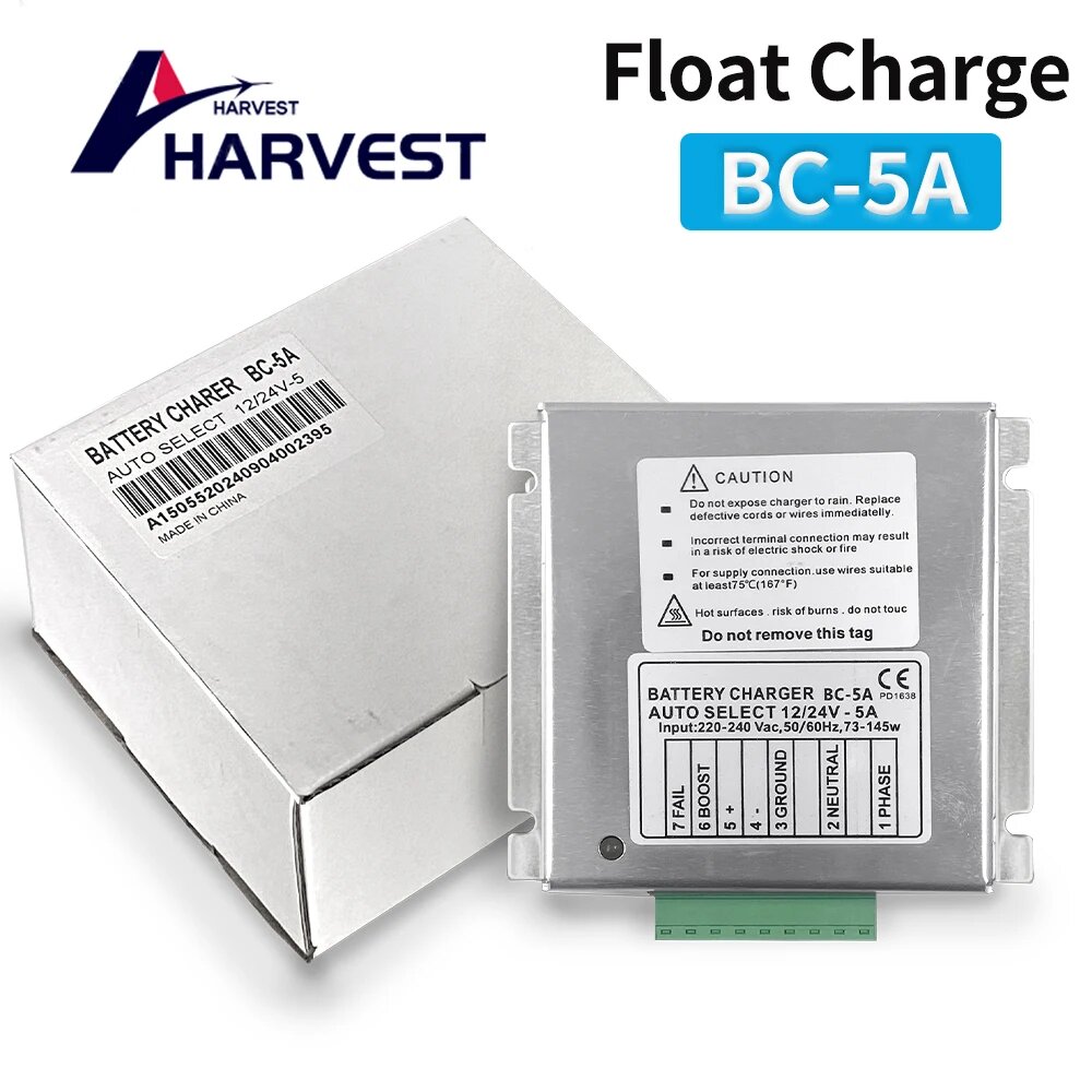 BC5A 12 В/24 В дизельный генератор, автоматическое интеллектуальное зарядное устройство, модуль поплавковых зарядных устройств, дизайн адаптера, замена DATAKOM BC-5A