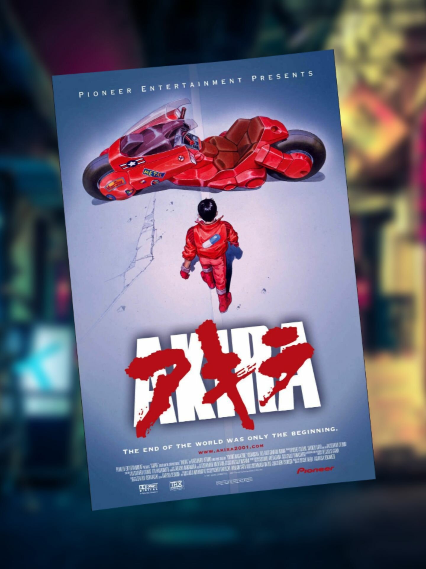 Постер pinterest "Акира (альт.2)", 29х42, А3, глянцевый, фотобумага