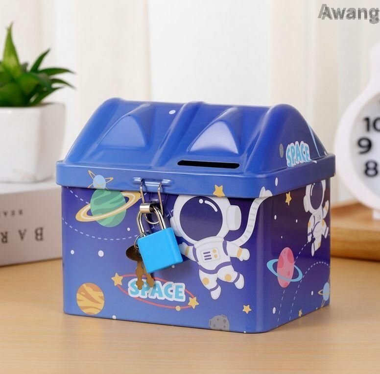 Realtik Копилка для денег "Стиль 1", 12х10 см, 1 шт