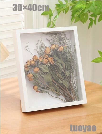 Объемная 3D фоторамка 30х40 / глубокая фоторамка для гербария и слепков