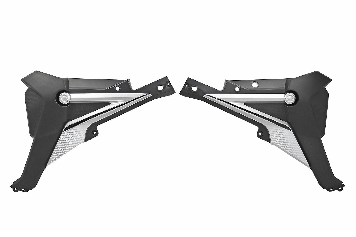 Облицовка боковая в сборе Alpha SA Max серебристо-белая