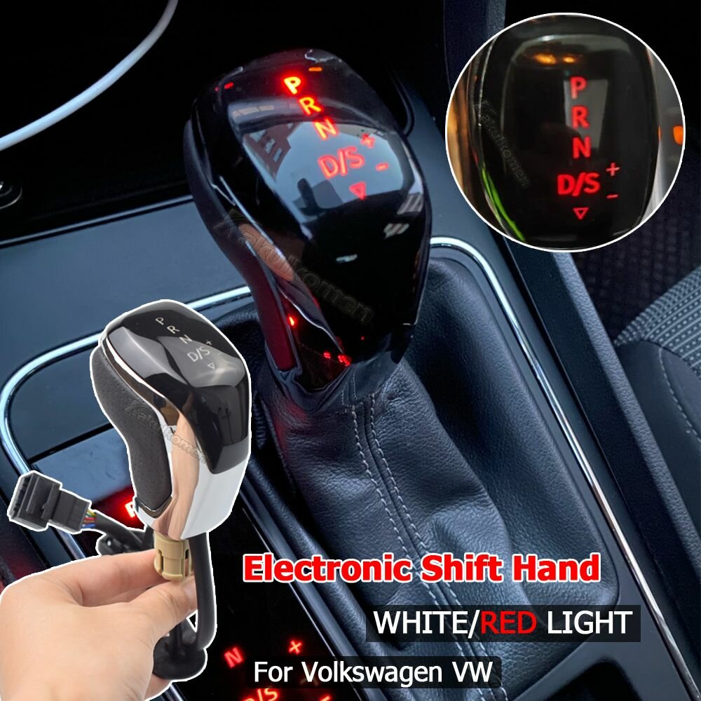 DSG оригинальная новая светодиодная электронная ручка переключения передач для Volkswagen Golf Mk6 MK7 Passat B7 B8 Tiguan MK2
