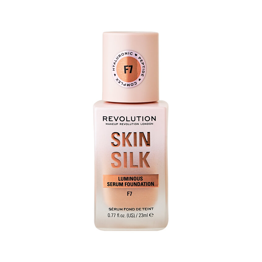 Основа тональная для лица REVOLUTION SKIN SILK Luminous Serum Foundation тон F7