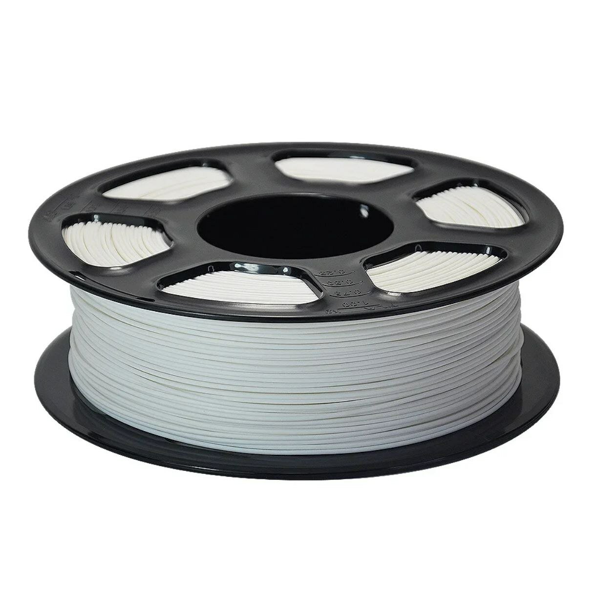 Пластик ABS для 3D печати толщина 1.75мм "Белый", чистый вес 1 кг