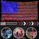 США Flag Lights String