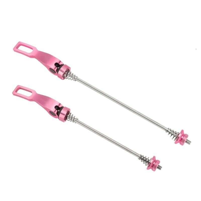 Быстросъемные эксцентрики для велосипедных колес, передние и задние рычаги, Розовый