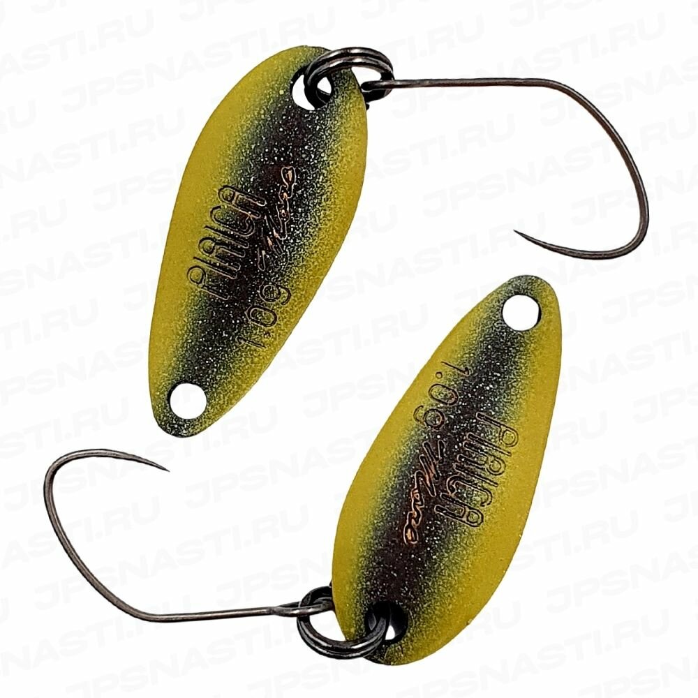 Японская блесна на форель Yarie №702 Pirica More, 1 г, S1 / Форелевые приманки