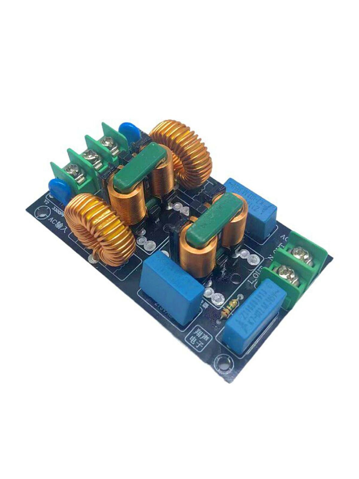 4A 10A 20A AC Power Filter EMI Electromagnetic Interference Filter EMC High Frequency Power Filtering For Audio Power