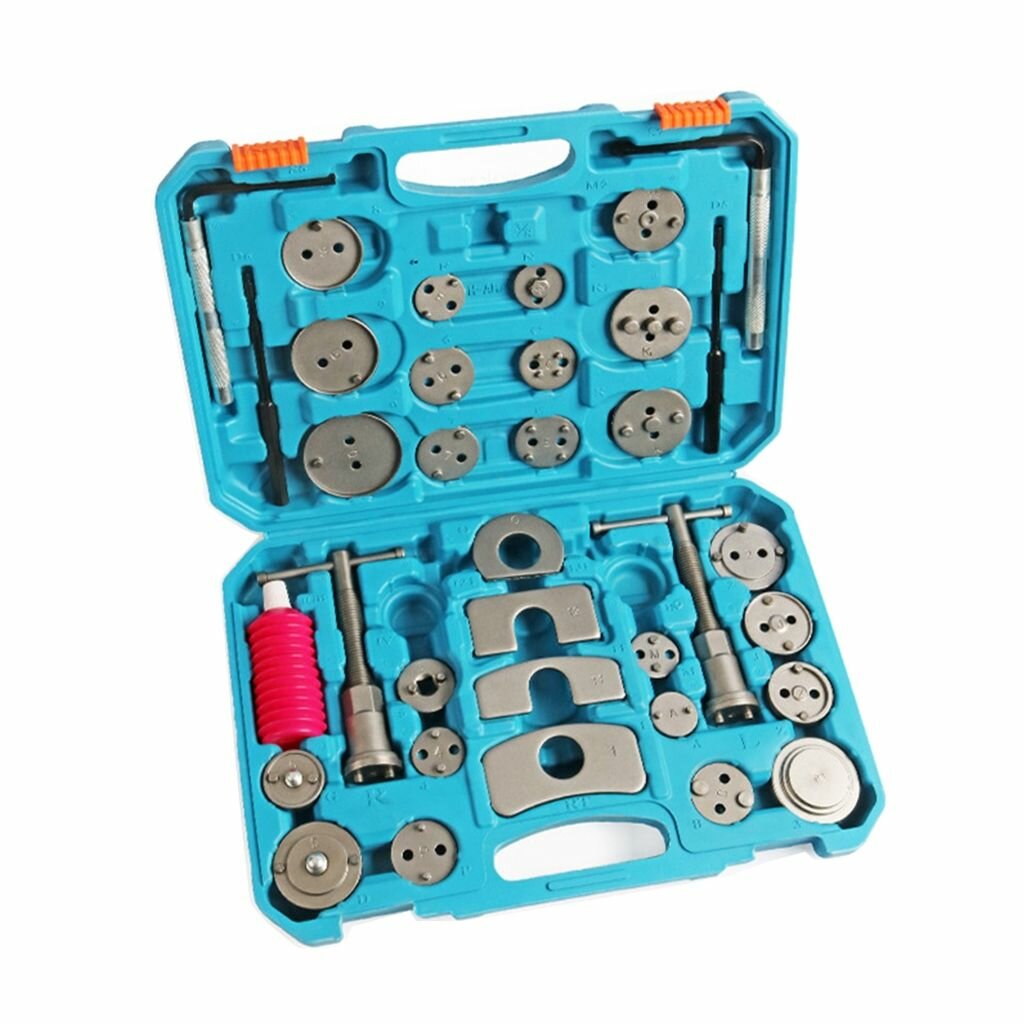 Набор инструментов для суппорта тормозного поршня, 35 шт, легко снимается, устанавливается дисковых тормозов и эффективный ремонтный комплект