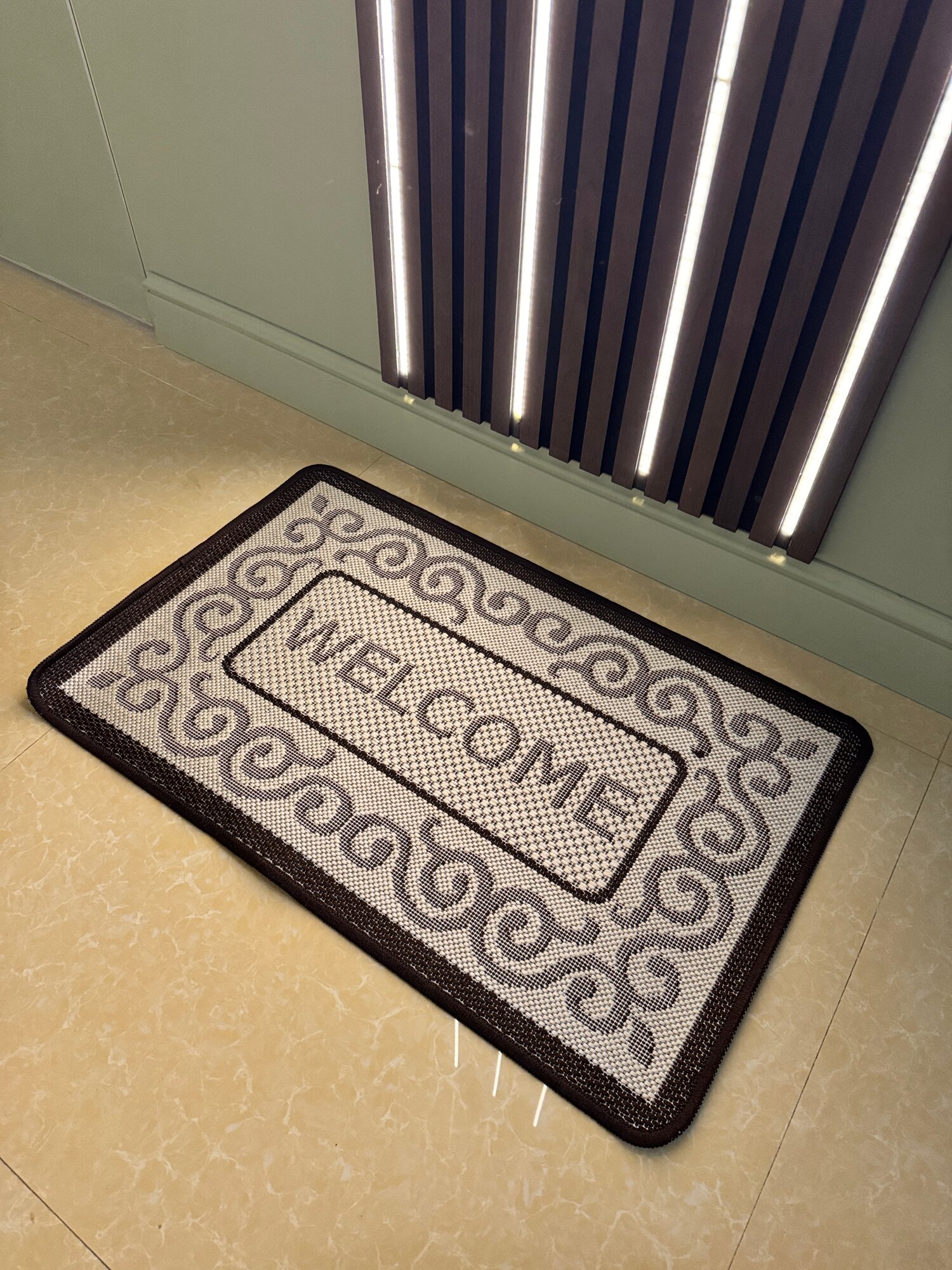 Коврик-циновка Natali's Carpets на пол в прихожую, коридор 50х80 см