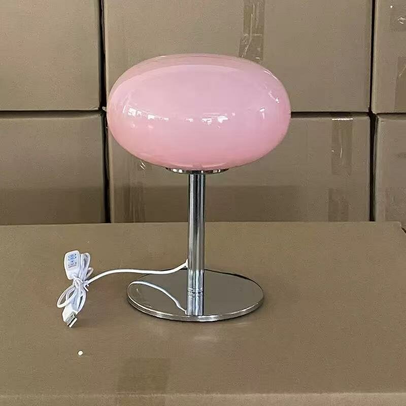 Настольная лампа в виде яйного тарталета, современный минималистский стиль для спальни