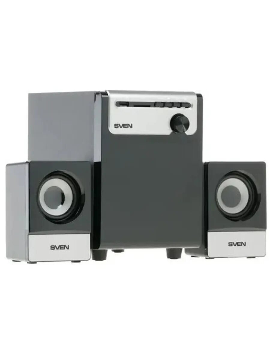 Колонки MS-110 SV-014056 серебристый - 2.1, 7,5 Вт