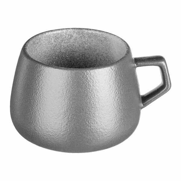 Чашка кофейная Сейко фарфор 220мл D67/60, H60мм серый. Kunstwerk