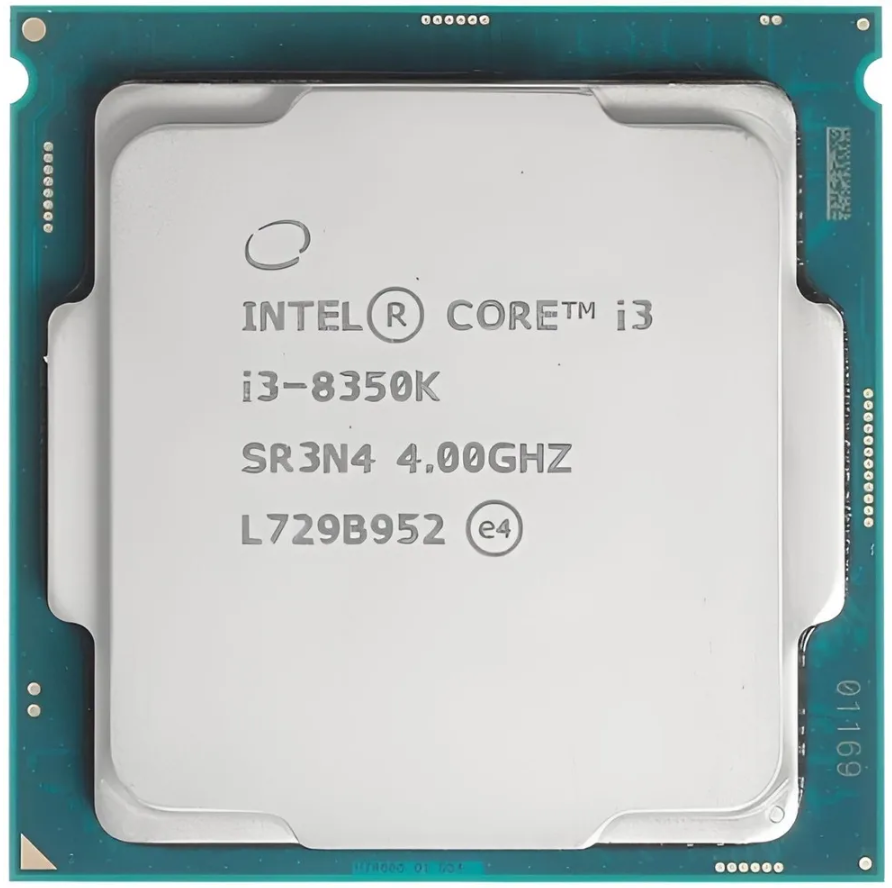 Процессор Intel Core i3-8350K LGA1151v2, 4.0 ГГц, 4 ядра, UHD Graphics 630, 91 Вт OEM