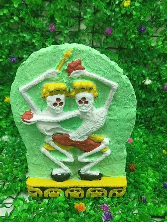 Уникальная буддийская статуэтка Танцующие божества Чам