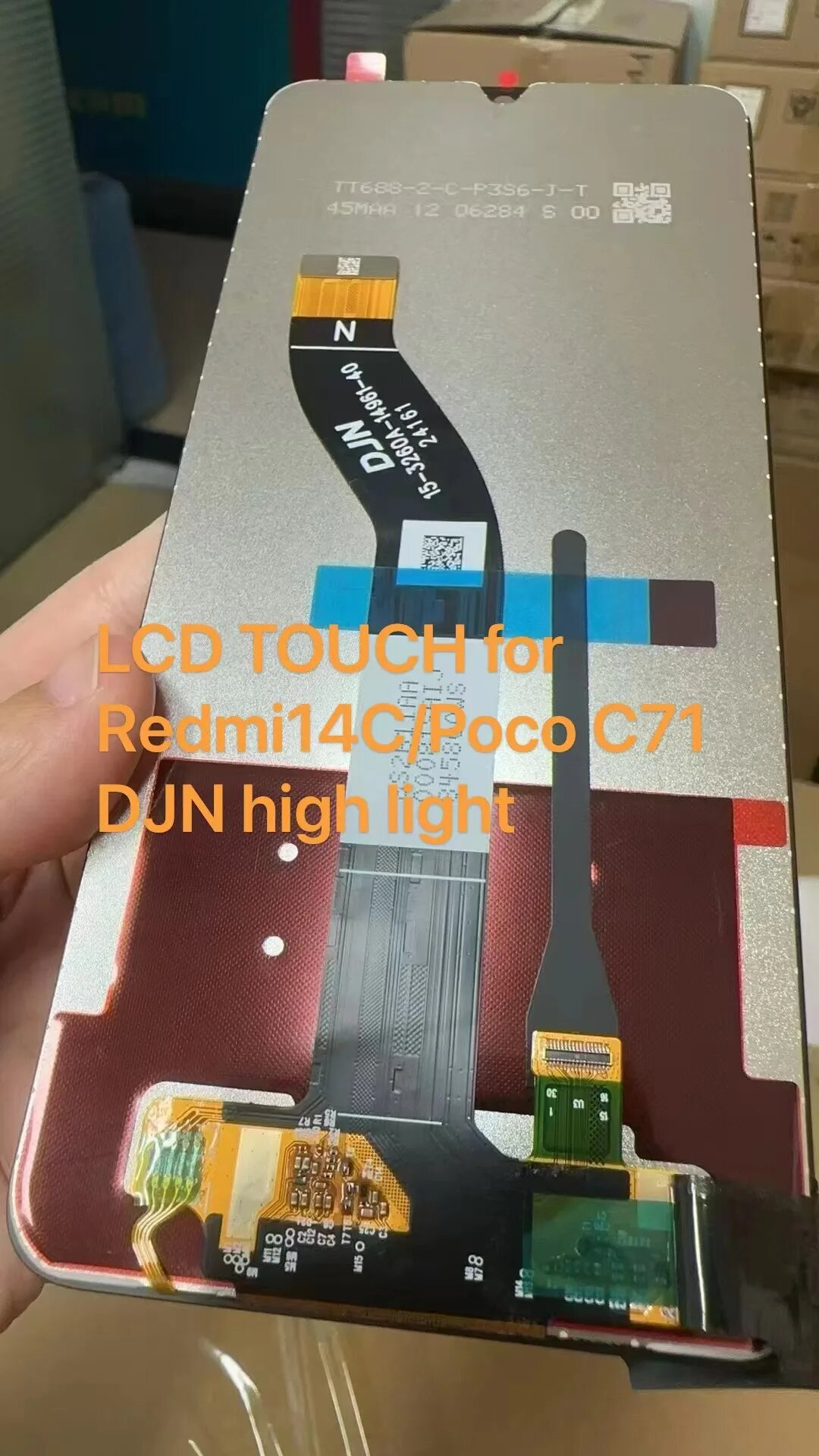 6,88-дюймовый дисплей для Xiaomi Redmi 14C 2411DRN47C, ЖК-экран, сенсорная панель, дигитайзер, рамка для poco C75, экранный дисплей Poco C75