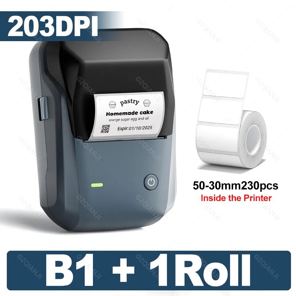 Niimbot B21/B21PRO Термопринтер для этикеток B1 203dpi