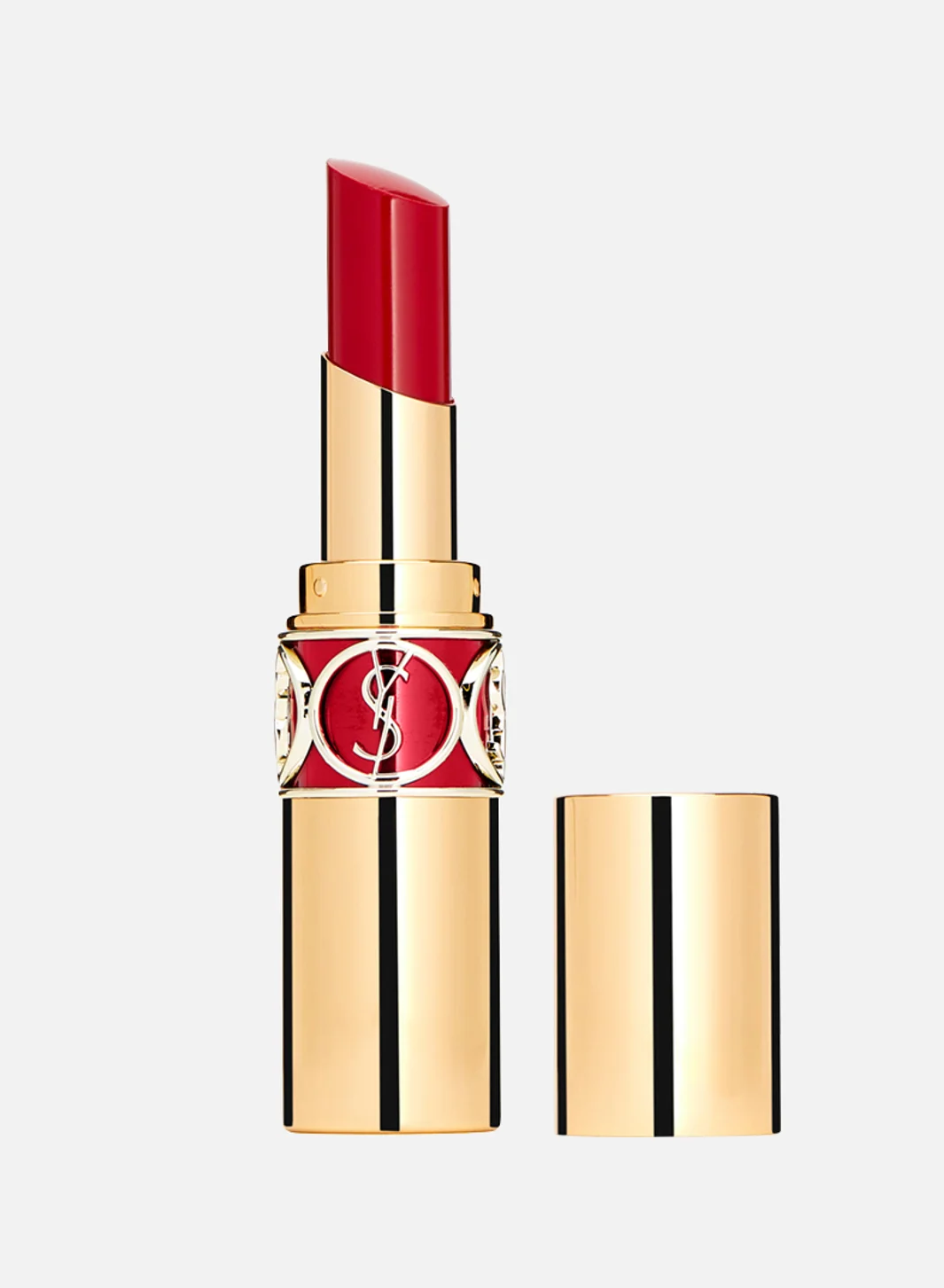 Помада-блеск для губ Yves Saint Laurent ROUGE VOLUPTE SHINE 3.2мл 84 Red Cassandre Тестер прозрачный колпачок