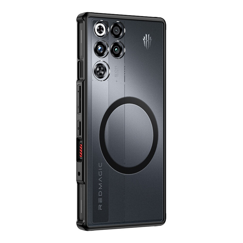 Чехол Для Nubia Red Magic 11 Pro / Nubia Red Magic 11 Pro+, soft touch, чехол-кардиомонитор, поликарбонат (PC), защита камеры, ударопрочный, усиленные углы, Nubia, Nubia Red Magic 11 Pro