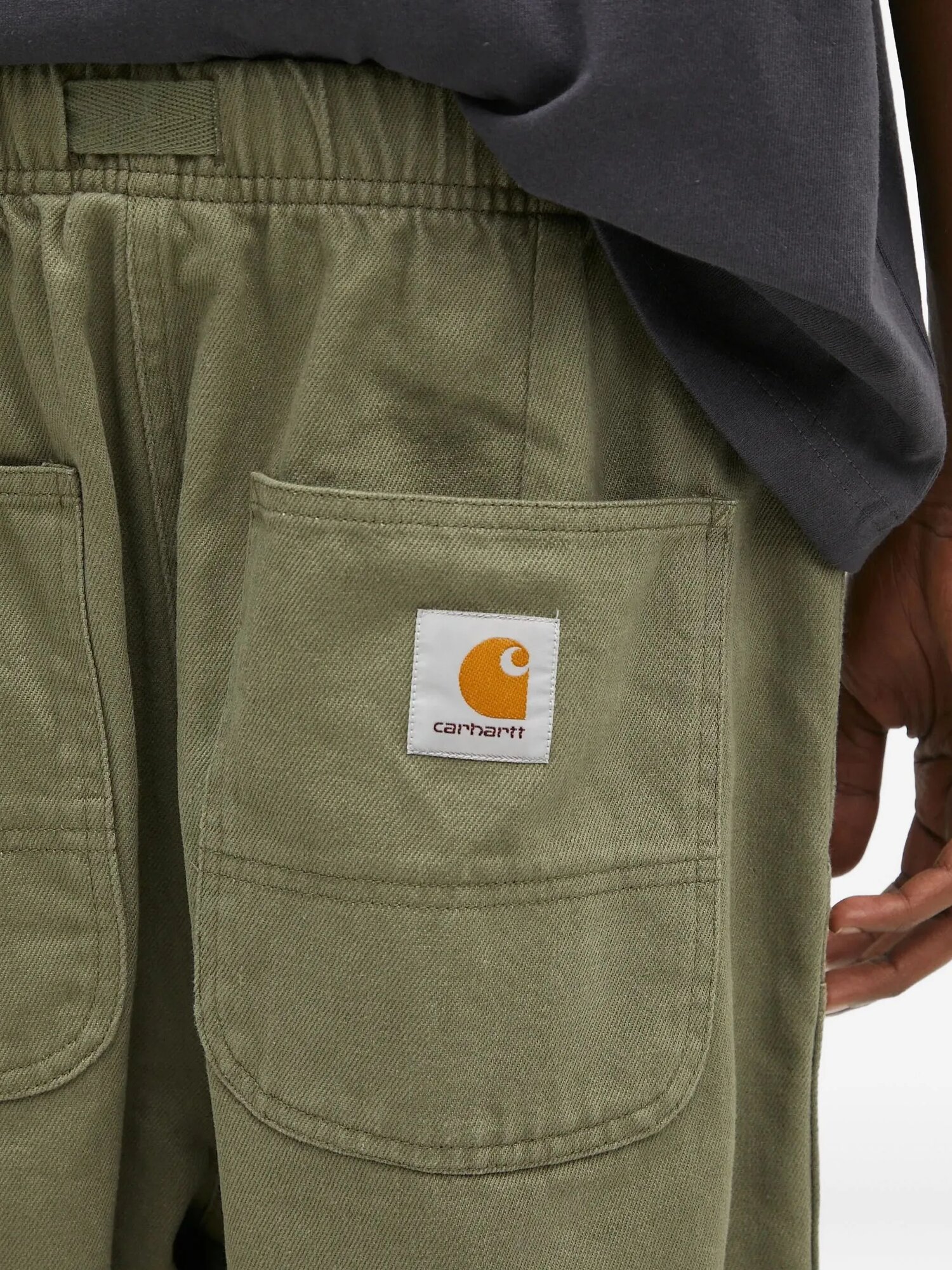 Брюки классические Carhartt WIP, размер L, зеленый — фото 1