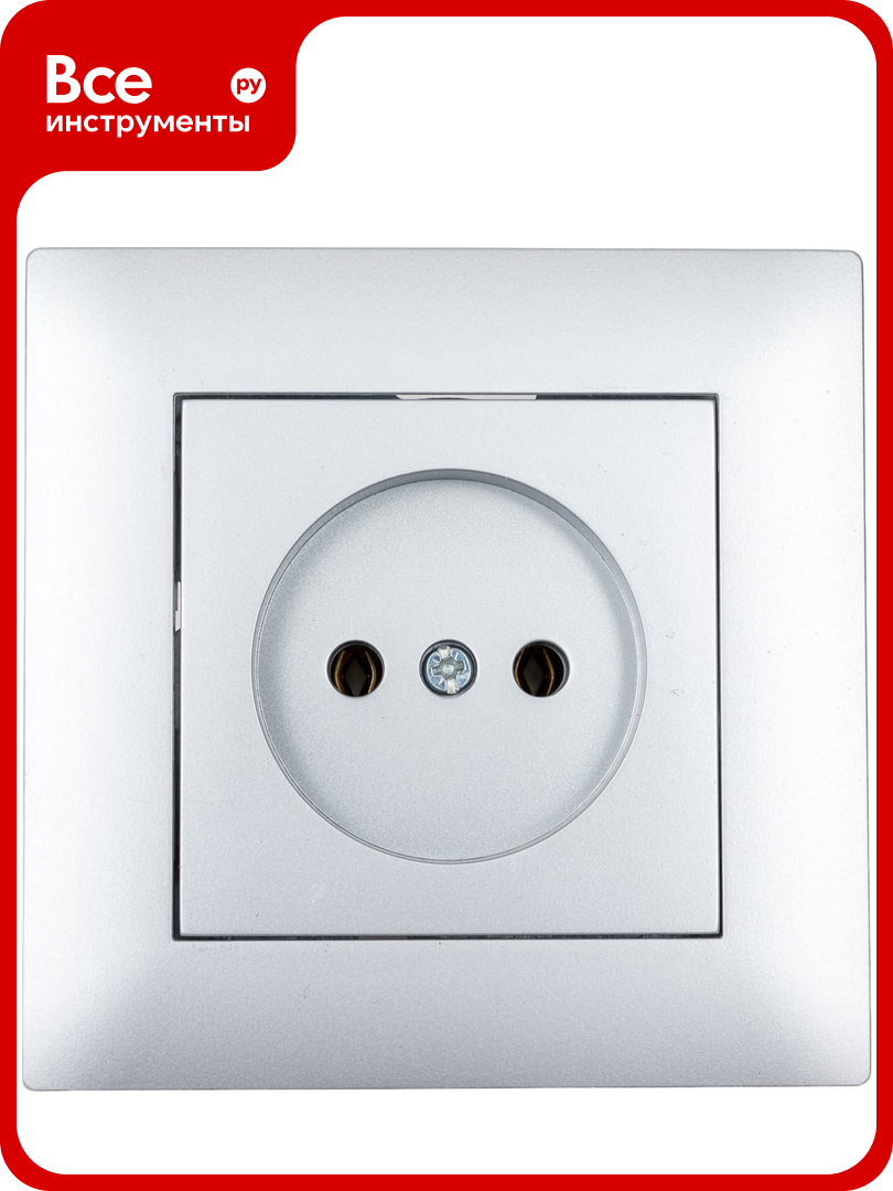 Розетка MAKEL б/з СП KAREA RIZZ 16А IP20 сереб. 88065022 надежной конструкции