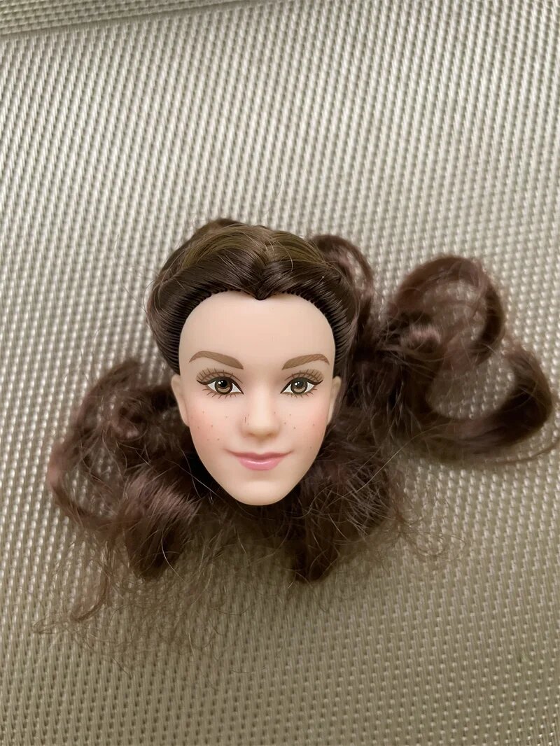 Винтажные кукольные головы 1/6 Светло-серый