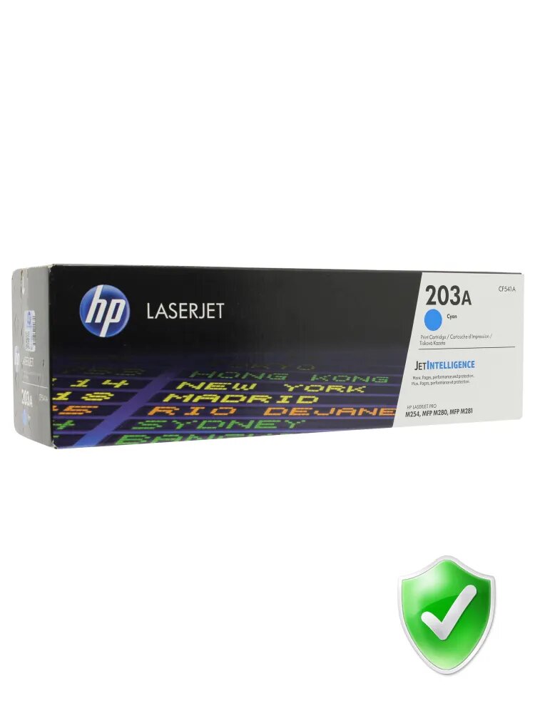 Картридж HP CF541A, голубой, оригинал, для HP LJ Pro, 1300 страниц