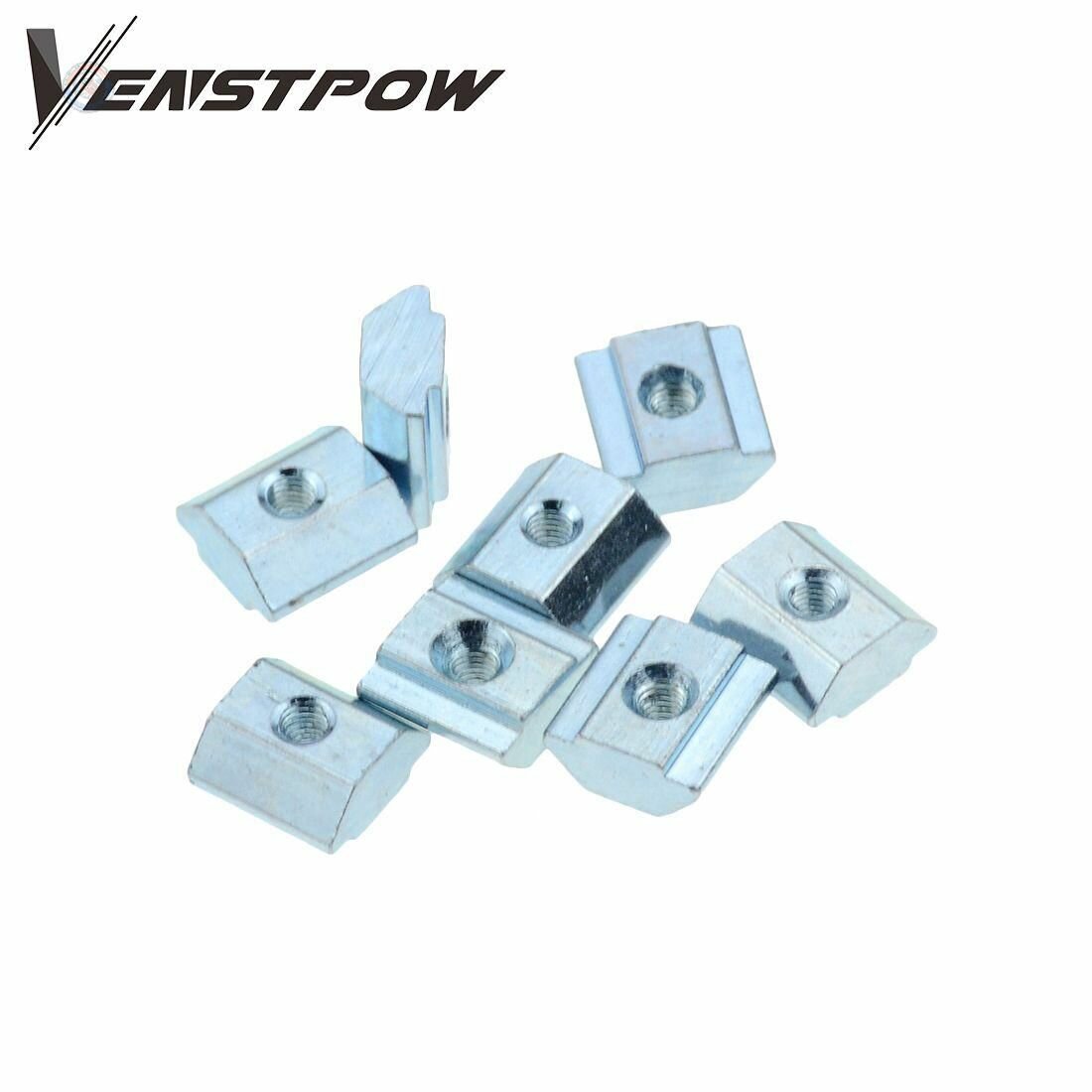 Комплект крепежа для алюминиевого профиля, европейский стандарт 20 серии, квадратные гайки M3 M4 M5 M6, универсальный набор для сборки конструкций