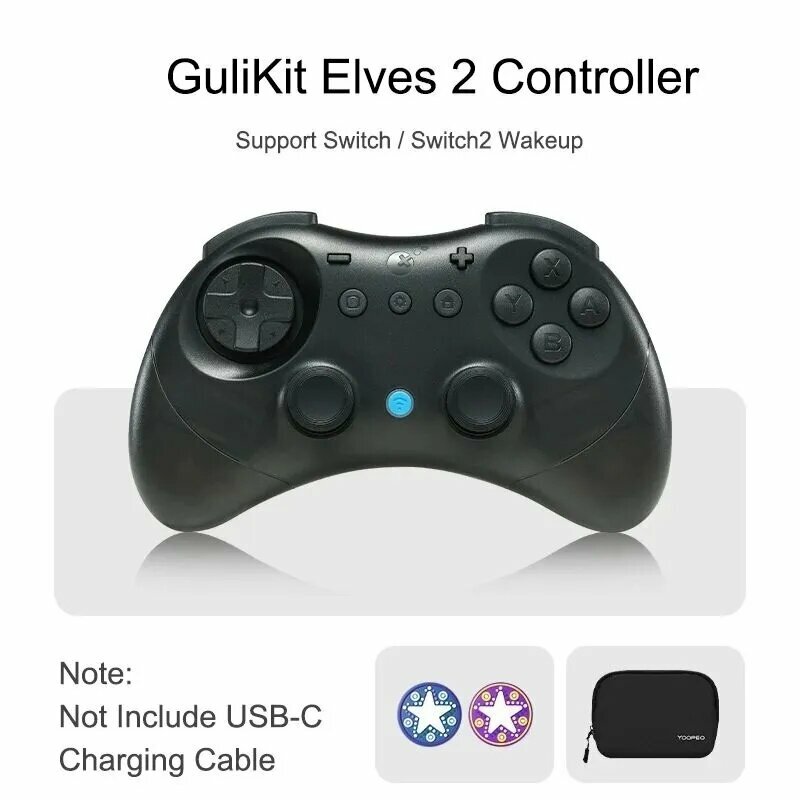 GuliKit Elves 2 NS58 Игровой контроллер для Switch Windows 730 Гц Частота опроса Bluetooth Поддержка геймпада Switch 2 Wake-up