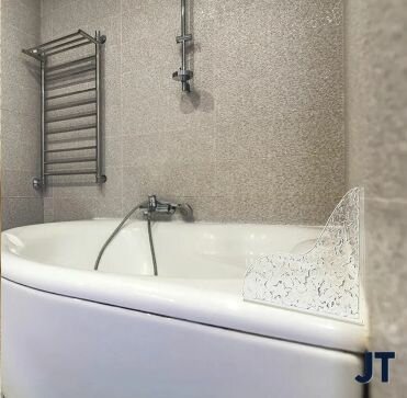 Акриловый прозрачный брызгозащитный экран Узорчатый водонепроницаемый щит для ванны и раковины