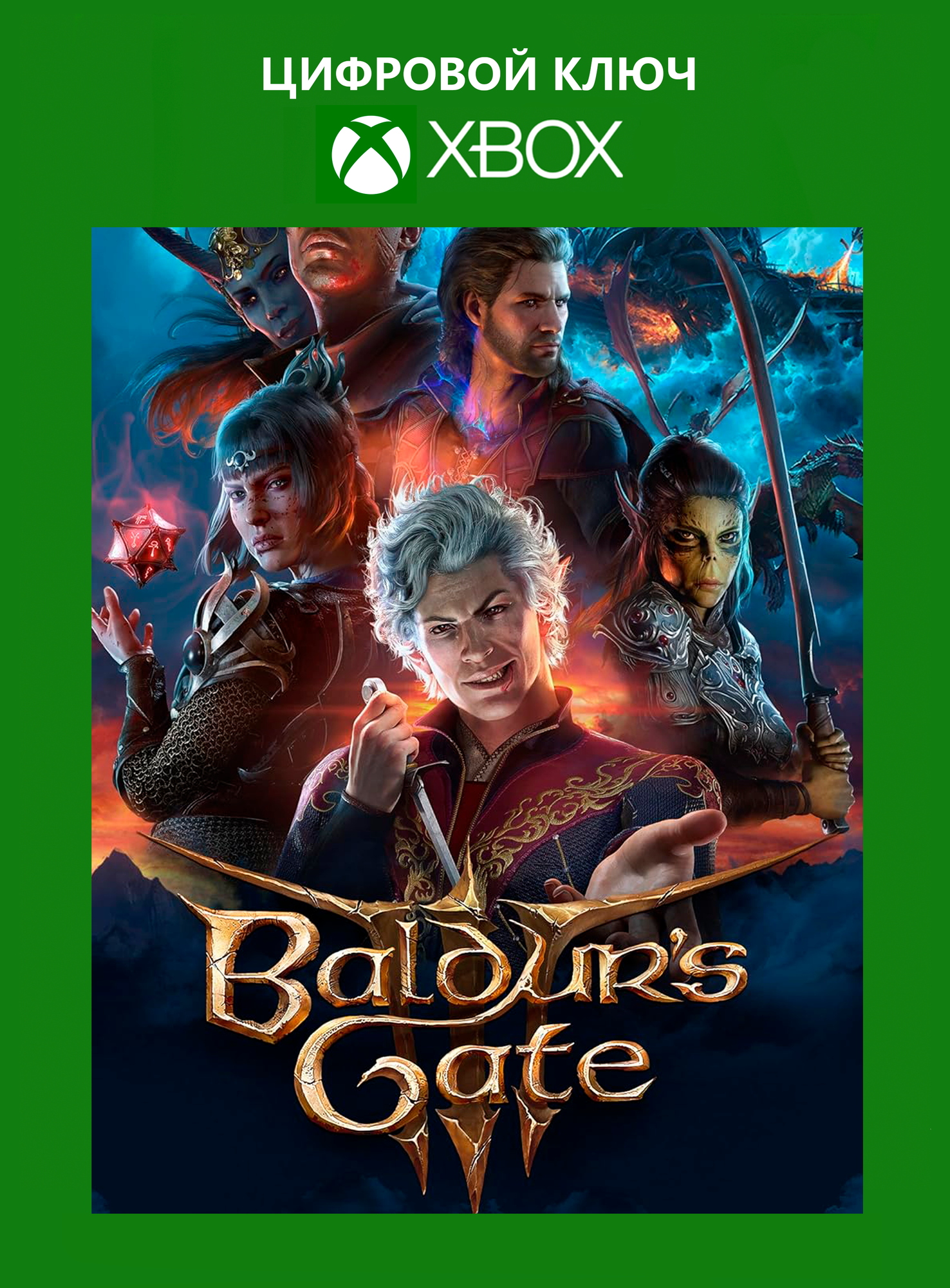 Baldur's Gate 3, Xbox, Электронный Ключ (Без захода на аккаунт)