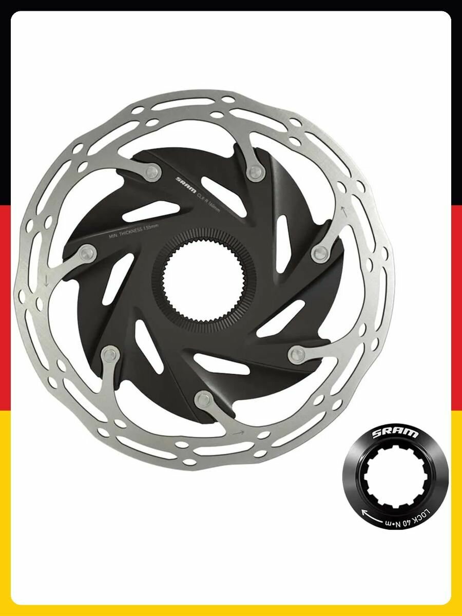 Тормозной диск для велосипеда Sram CenterLine X-Road 160 мм