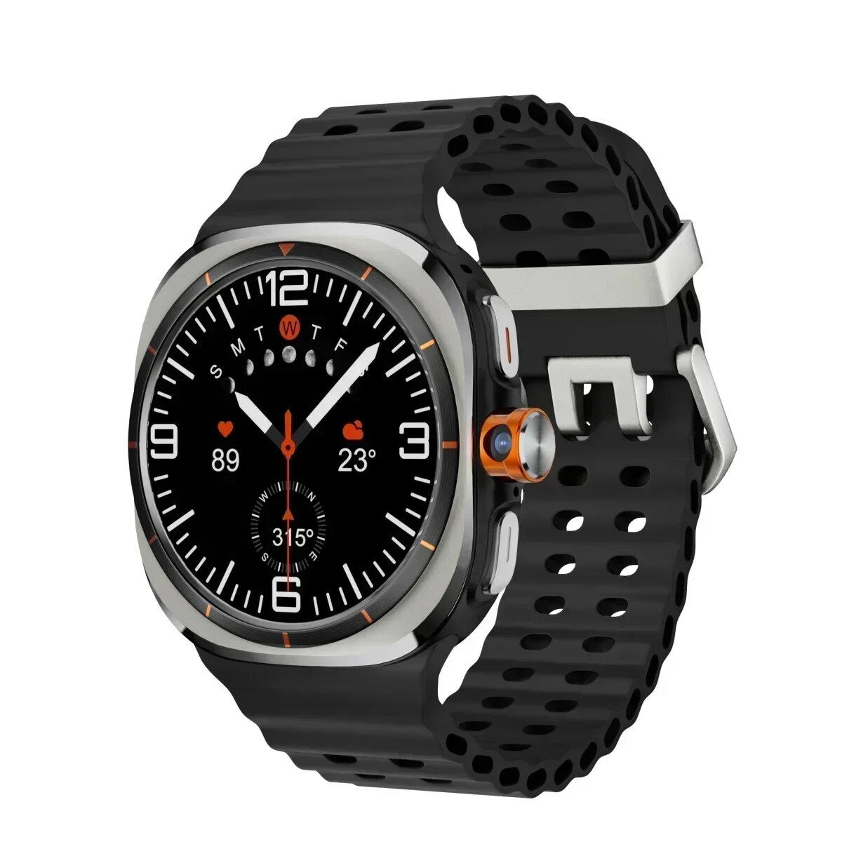 W7 Smartwatch GPS AMOLED 4G ROM AI Chat Robot Bluetooth Network Call Clock NFC Compass Smart Watch Men Women Wristband