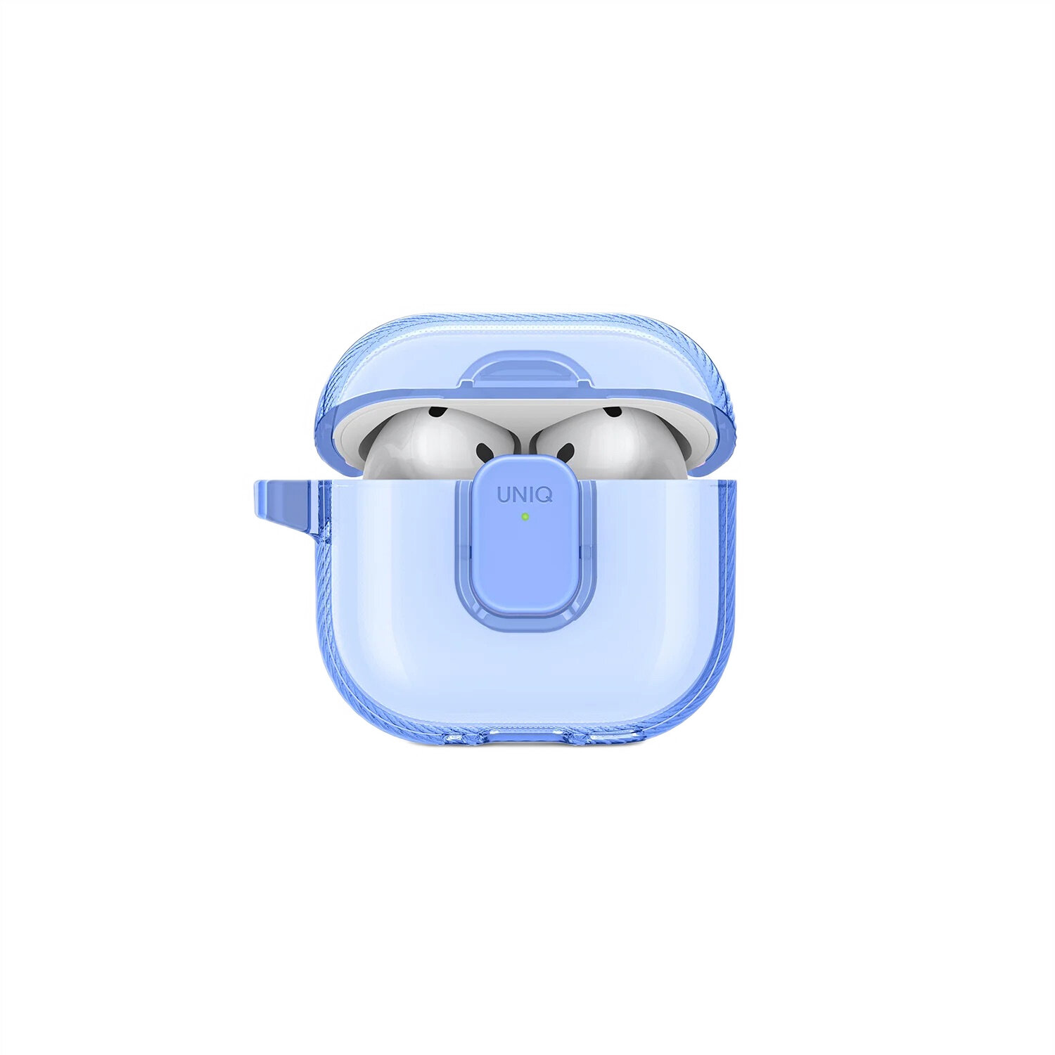 Защитный чехол Uniq для Airpods 4 Glase PRO TPU Lock case Cloudy Blue