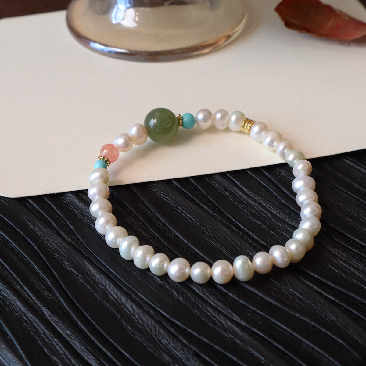 Браслет для гадания, YM Mall из и нефрита Камень Приносит благополучие в семье