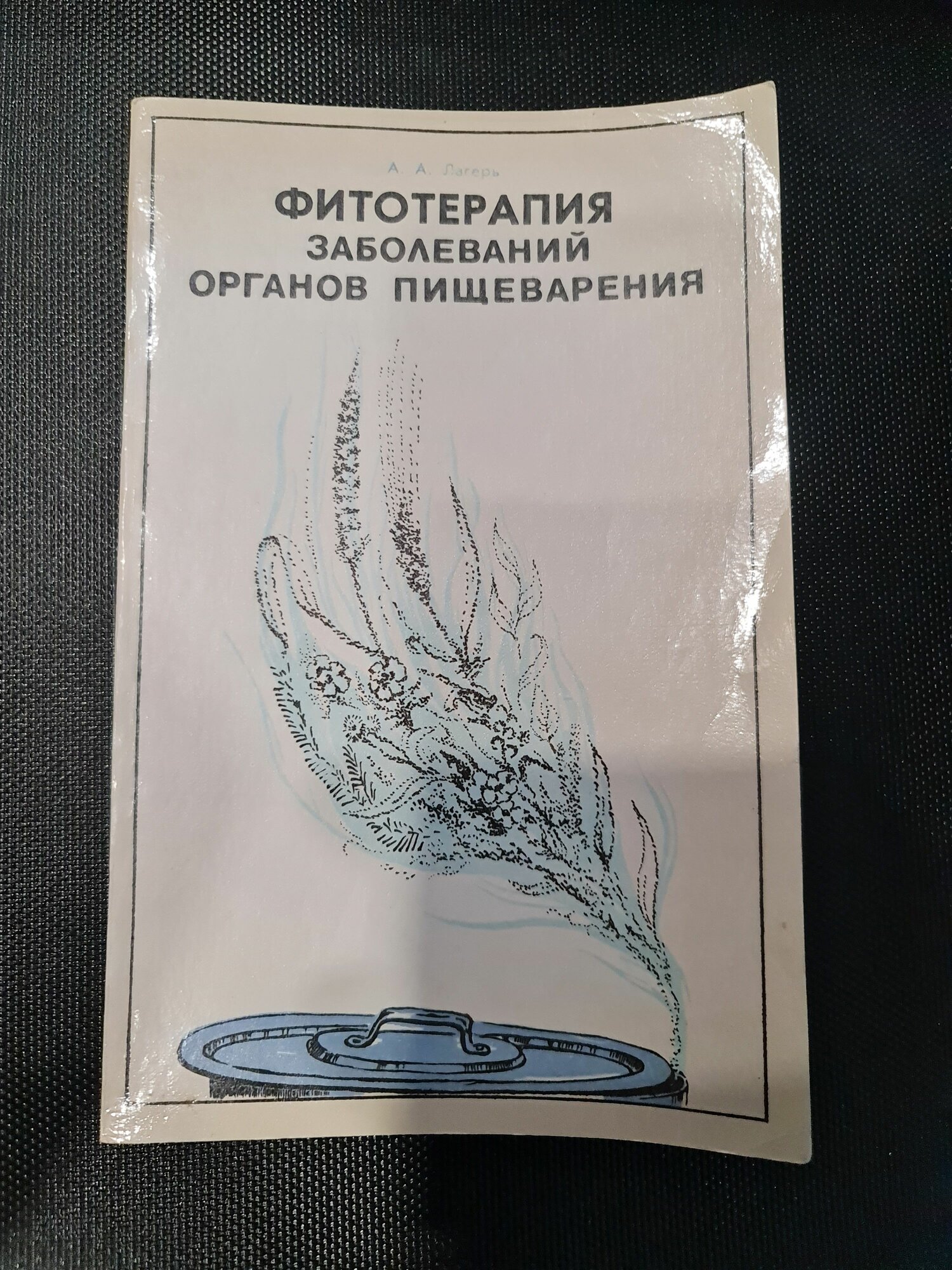 Редкая книга А. А. Лагерь "Фитотерапия заболеваний органов пищеварения", 1991 г. Тираж 25000