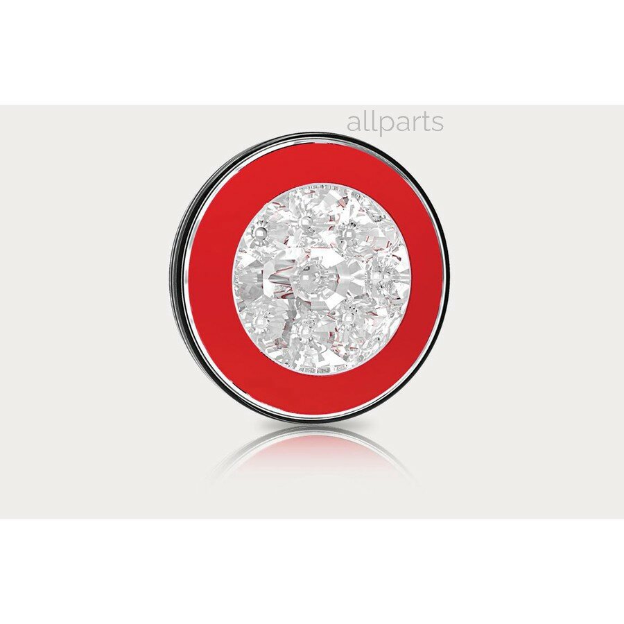 FRISTOM FT112LEDBAJONET Универсальный фонарь задниего хода LED 12/24 В, круглый 2-функциональный с габаритным огнёмУниверсальный фонарь задниего хода LED 12/24 В, круглый 2-ф