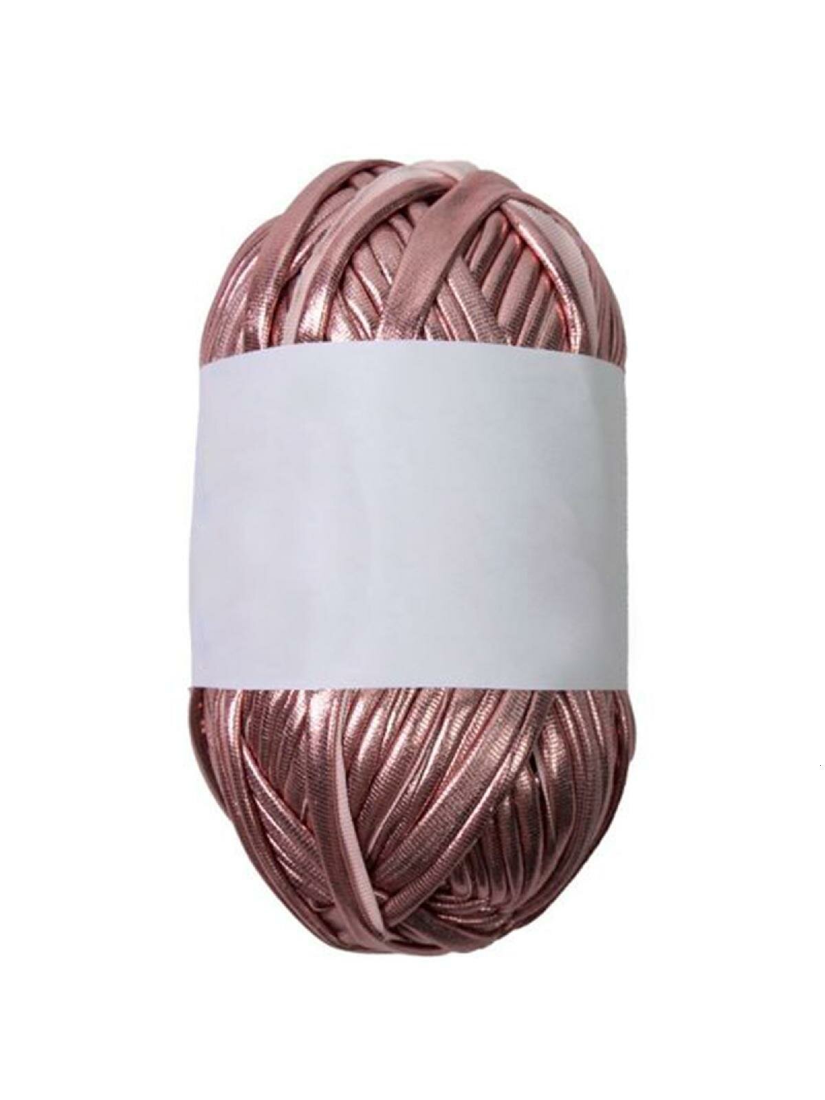 Металлизированная пряжа для трикотажа 43,74 ярда, розовое золото