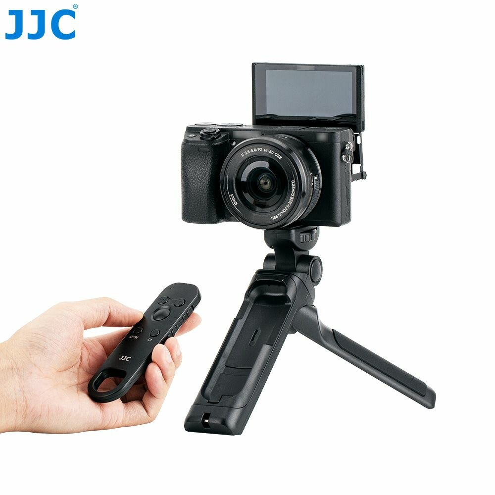 JJC беспроводная съемочная рукоятка с пультом для камер Sony A1 II, A7 IV, ZV-E10, ZV-1, A9 III заменяет GP-VPT2BT
