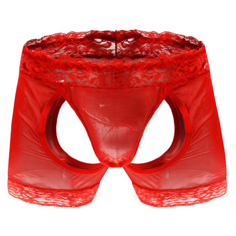 Новый комплект нижнего белья из трех предметов для мужчин больших размеров, рождественская красная форма для ролевых игр в стиле «девушка-зайчик».