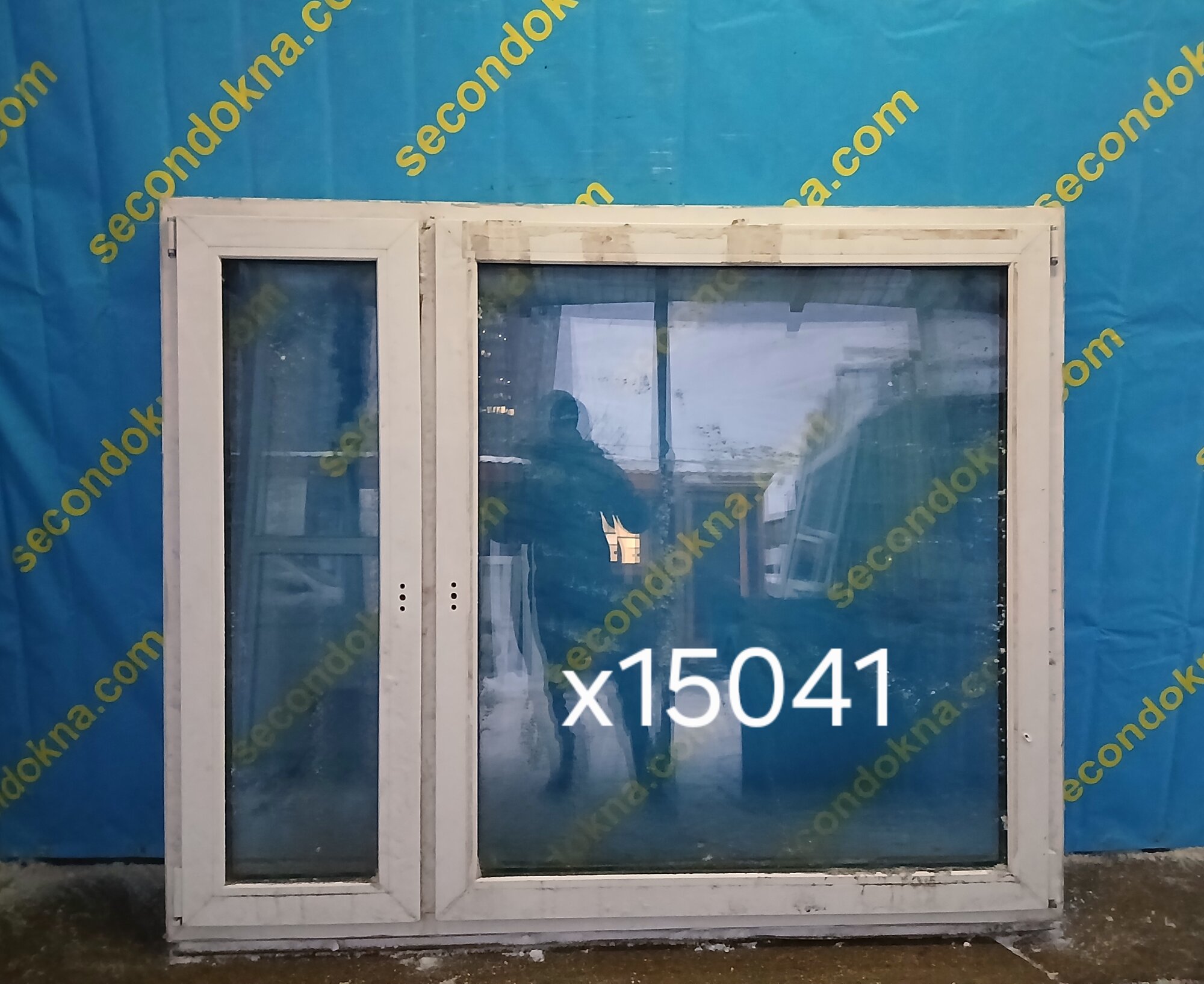 Пластиковое окно Б/У 1420(в)х1750(ш)