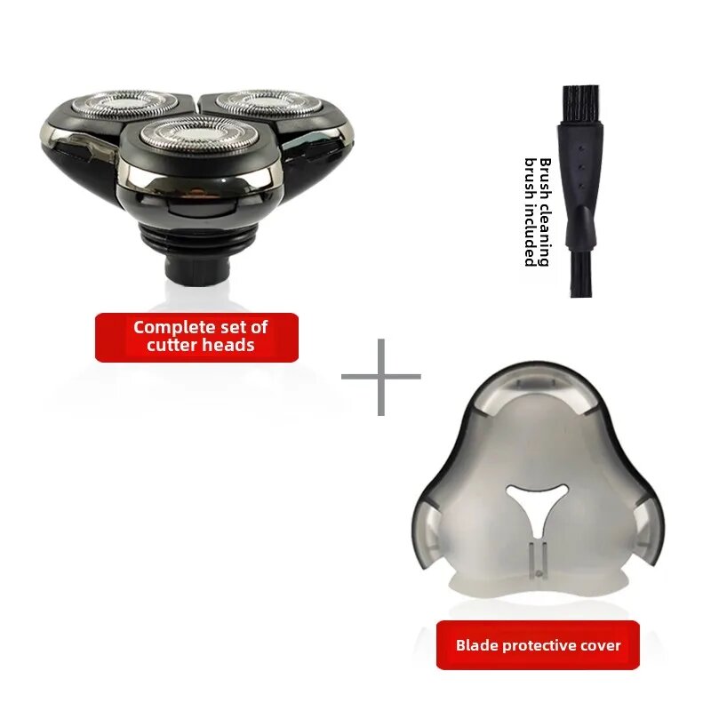 Для электробритвы Xiaomi S500/S500C, универсальная головка, 4D плавающая головка для мытья тела, аксессуары с тремя головками