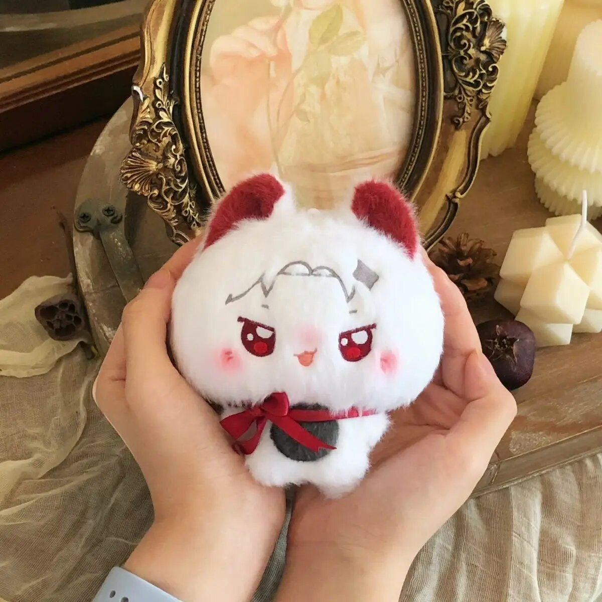 Пушистая подвеска из хлопка Love and Deepspace Sylus Caleb Rafayel Xavier Zayne Sylus