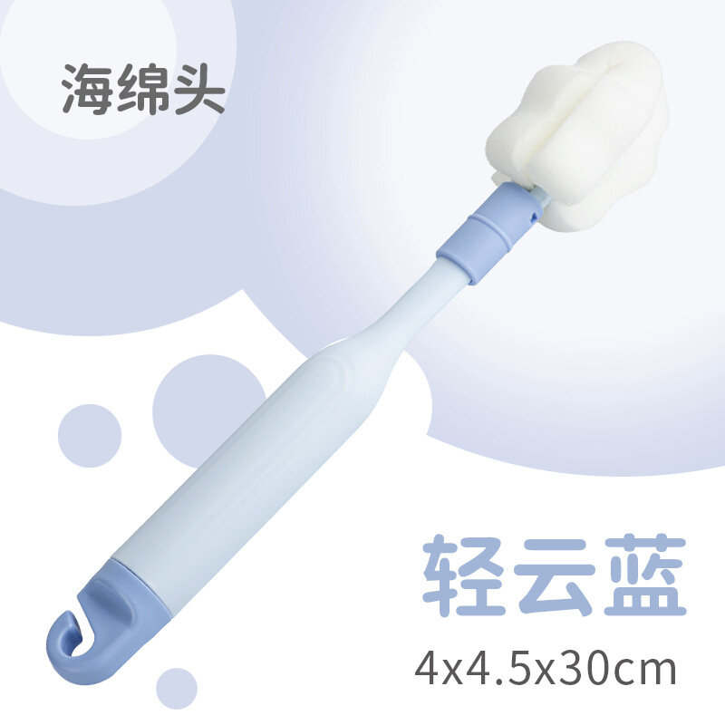 В наличии магическая губка для чистки детских бутылочек, щетка с губкой, 5-в-1, съемная щетка для чашек, многофункциональная щетка для бутылок