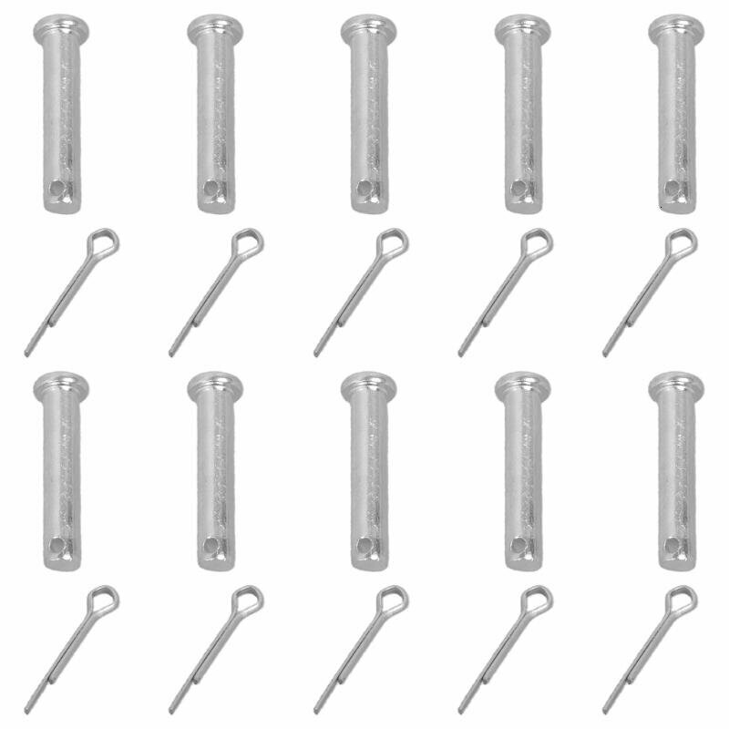 Штифт-втулка из нержавеющей стали (10 шт.), M8 на 40